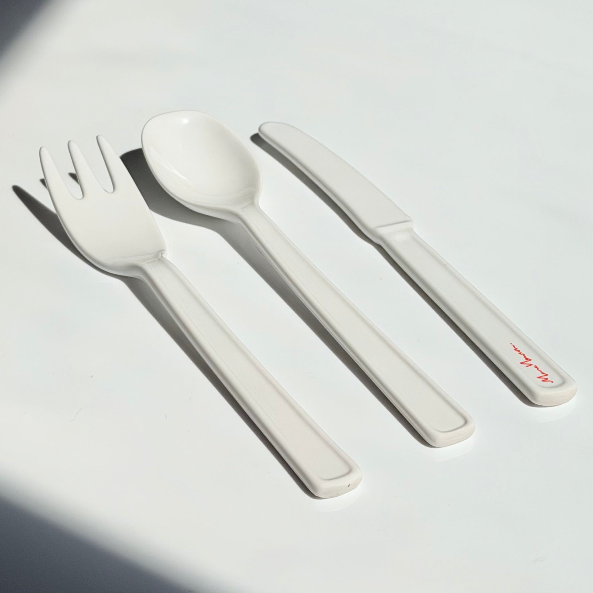 Vintage Marc Newson Bone China Cutlery / IDÉE 2002 – ODD EYE